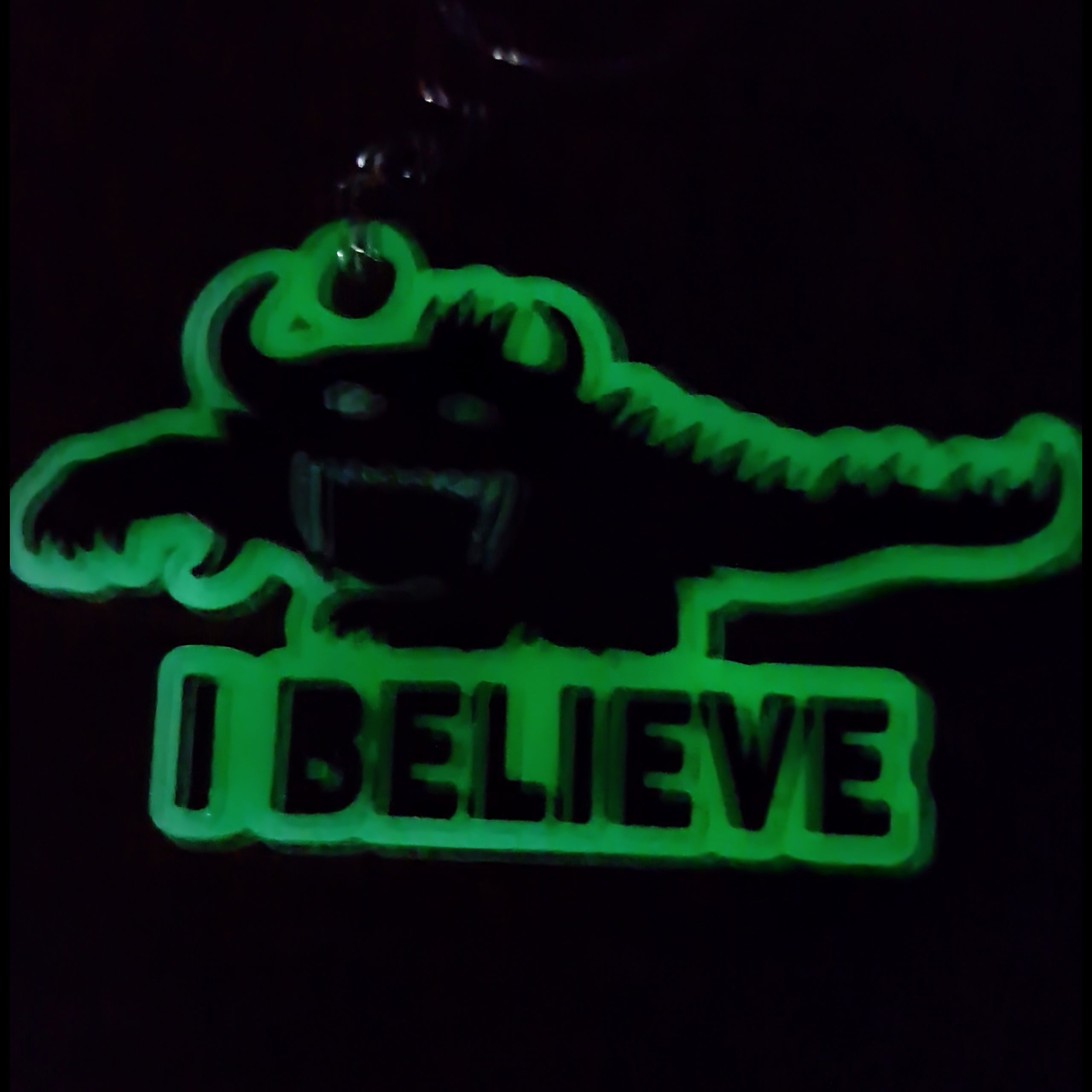 Glow in the Dark Cryptid Keychains | The Geek Foundry