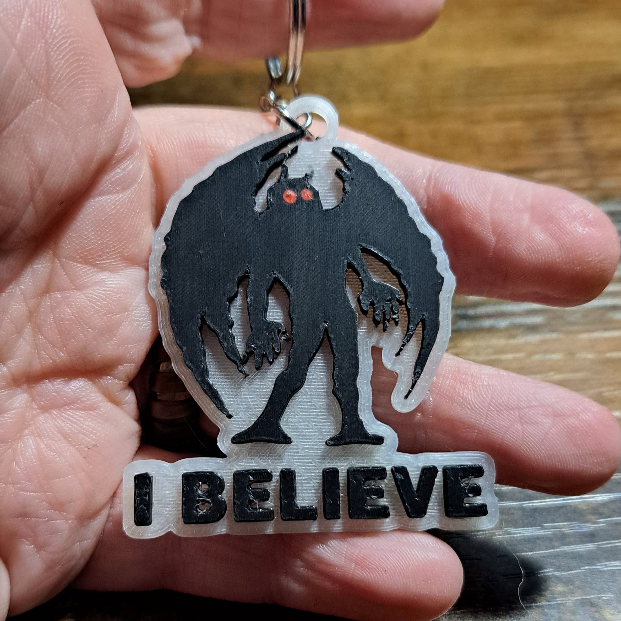 Glow in the Dark Cryptid Keychains | The Geek Foundry