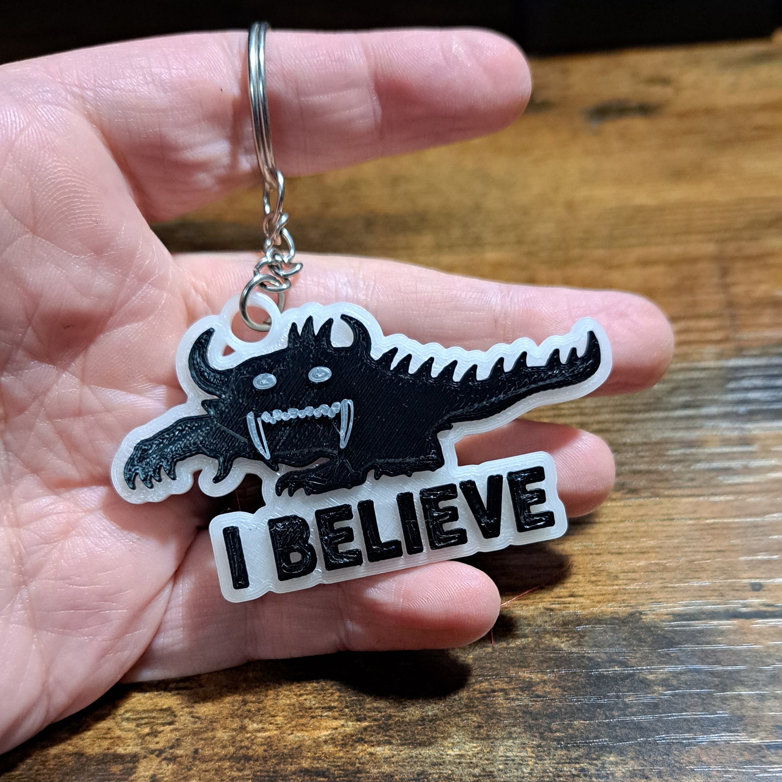 Glow in the Dark Cryptid Keychains | The Geek Foundry