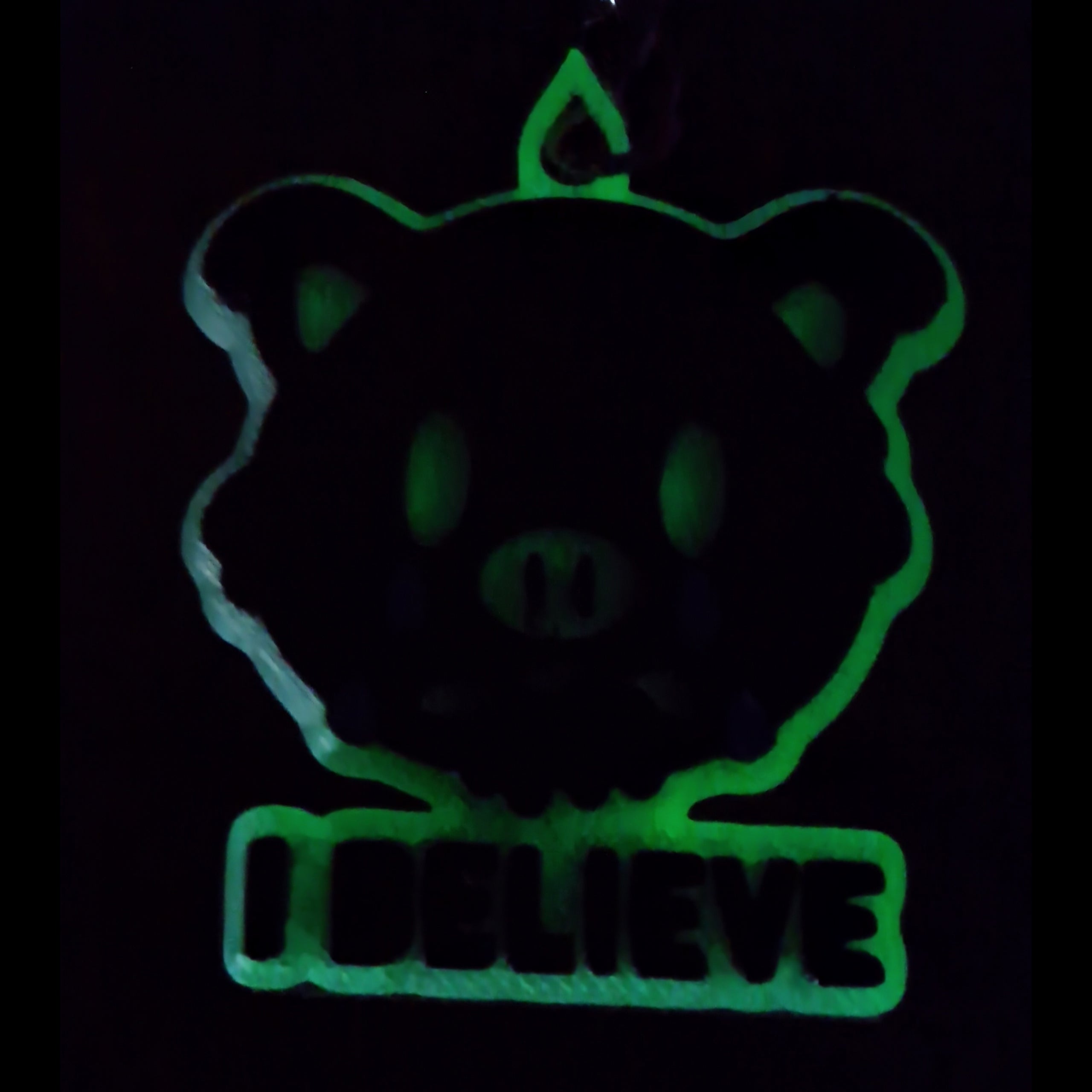 Glow in the Dark Cryptid Keychains | The Geek Foundry